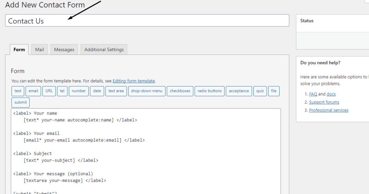 How to Make a Contact Form in HTML Using a WordPress Plugin Ultra Addons for Contact Form 7