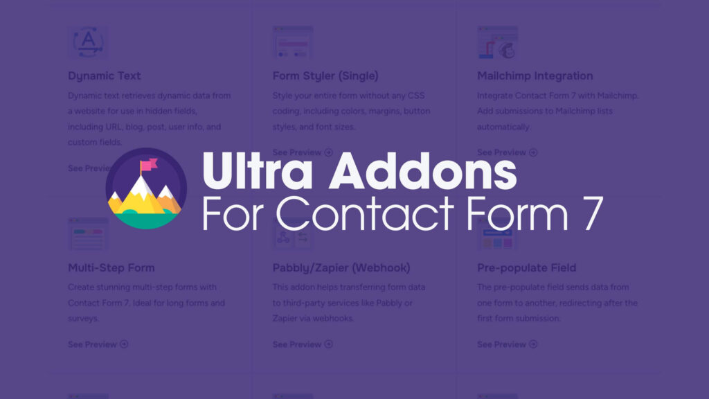 All-in-One Contact Form 7 Addons Plugin | Ultra Addons for Contact Form 7